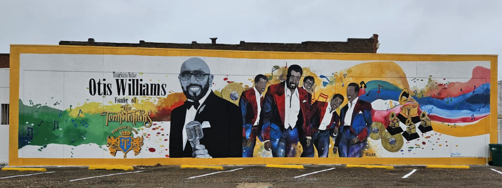 Otis Williams Mural in Downtown Texarkana | GoTXK