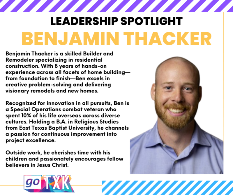Benjamin Thacker is Leading the Way in Texarkana USA | GoTXK